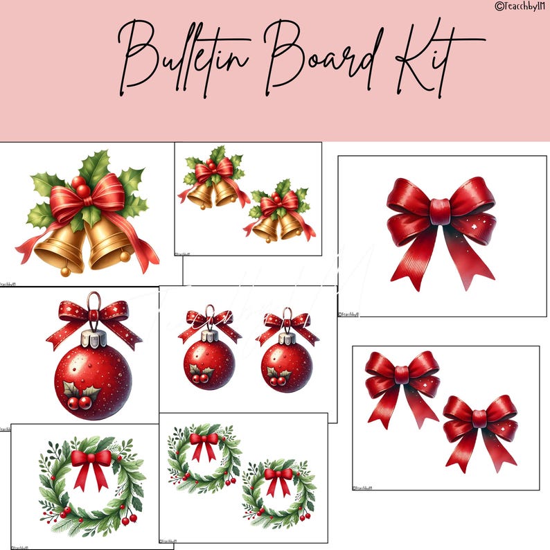Hello Christmas Classroom Decor Printable | Merry Christmas Bulletin ...