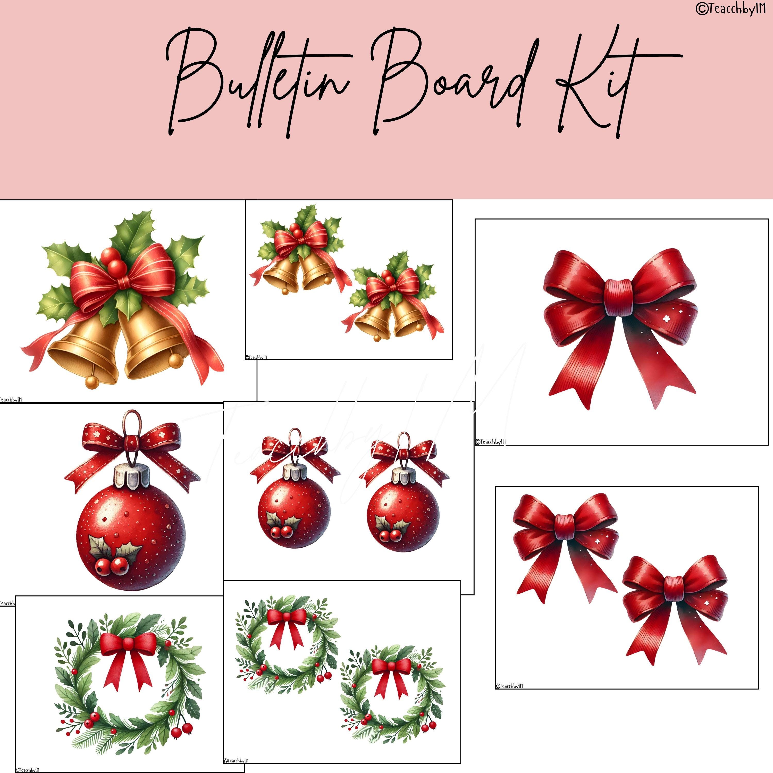 Hello Christmas Classroom Decor Printable | Merry Christmas Bulletin ...