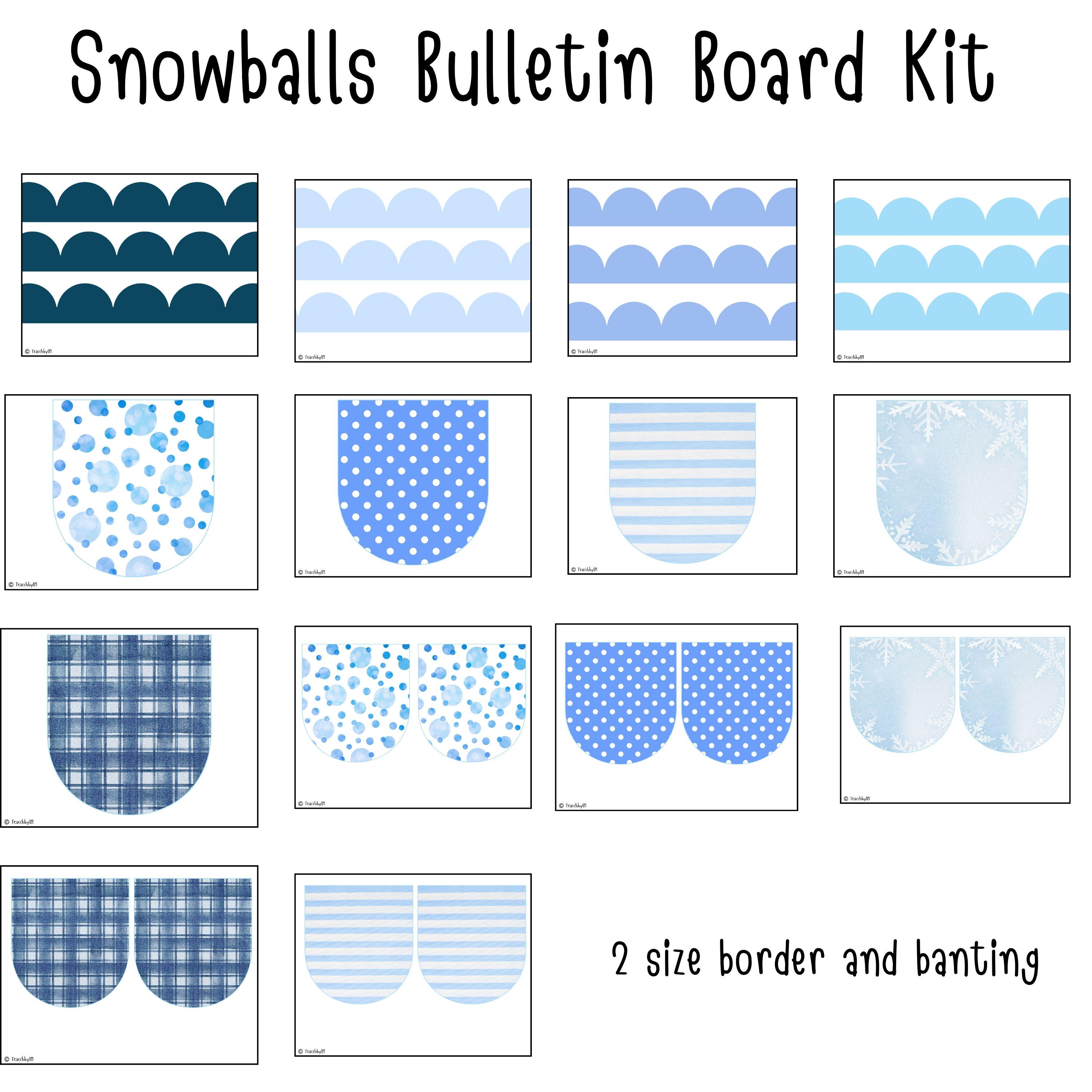 A Snow Globe Bulletin Board Kit L Learning is Snow Much Fun L Winter ...