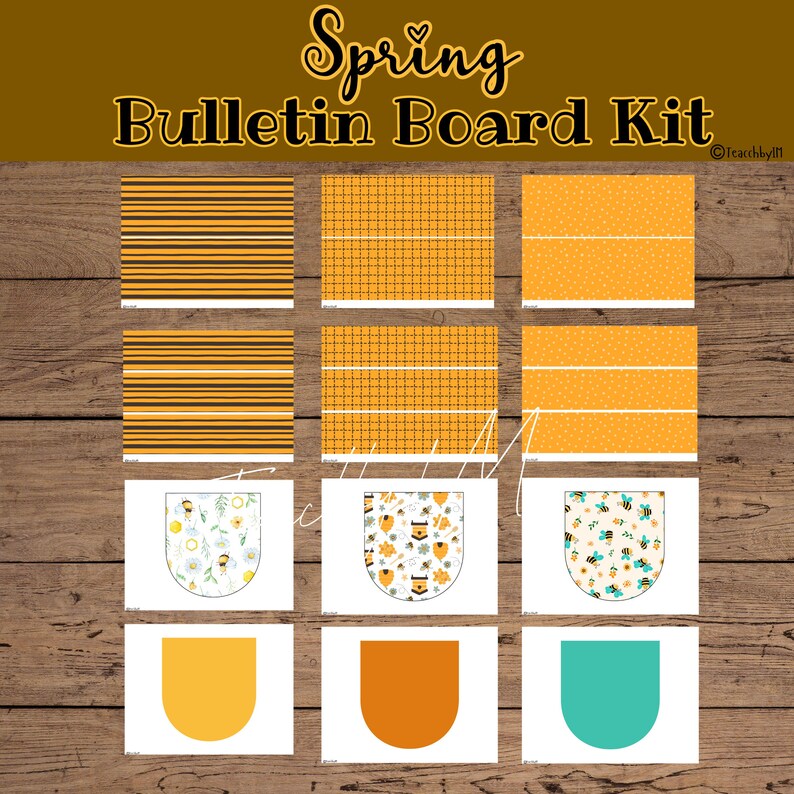 Bloom & Bee Happy Bulletin Board Kit Classroom Decor L Buzzing Into a ...