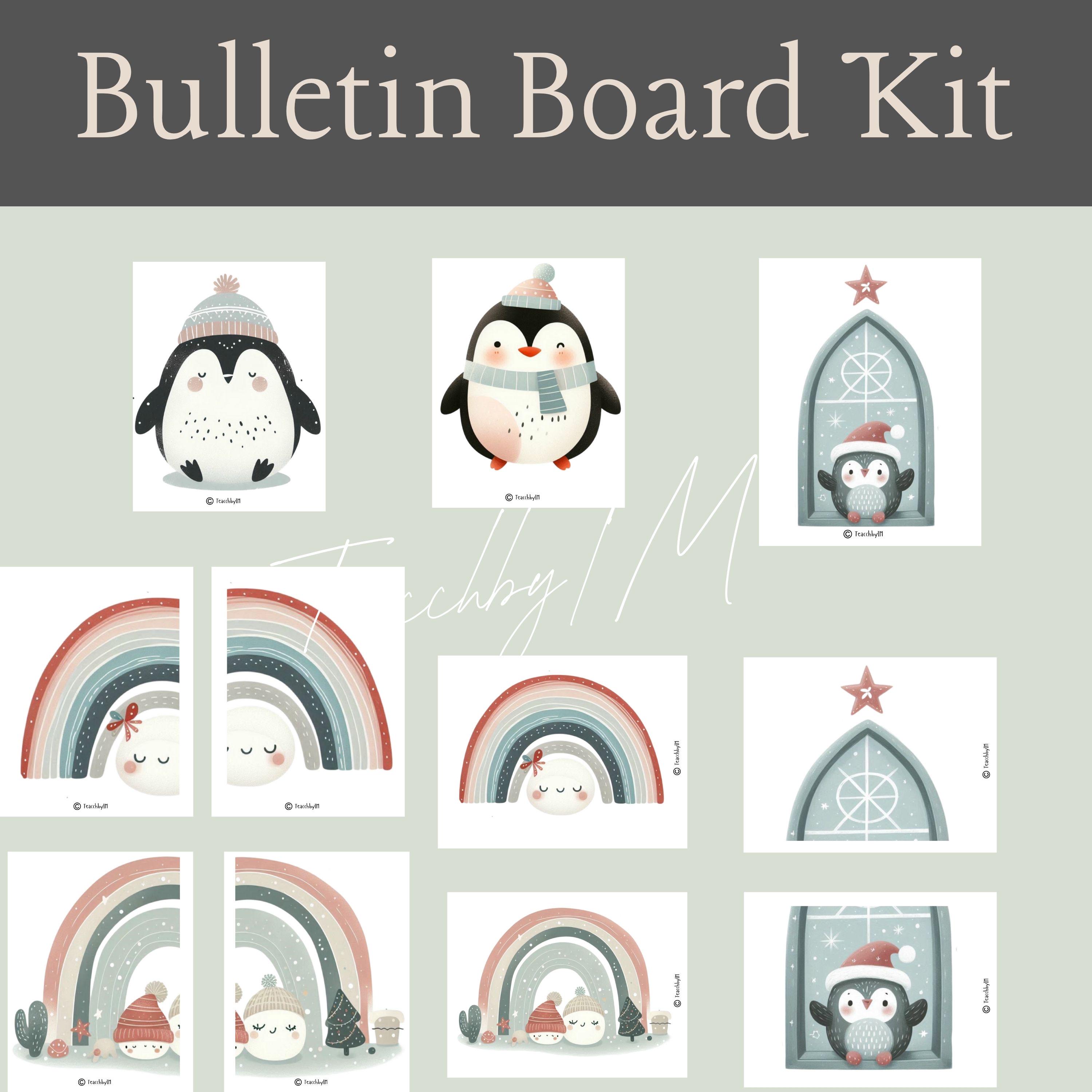 Christmas Bulletin Board Kit Winter Classroom Decor ,cool Friends Warm ...