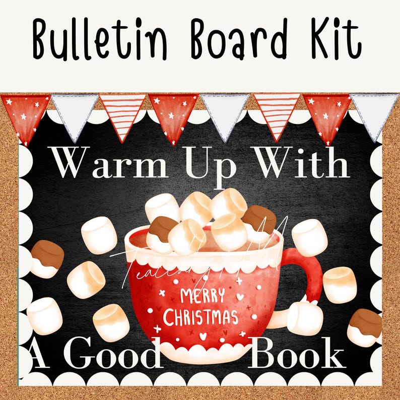 Marshmallow Moments Bulletin Board Kit: Hot Chocolate Classroom Decor ...