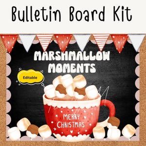 Marshmallow Moments Bulletin Board Kit: Hot Chocolate Classroom Decor ...