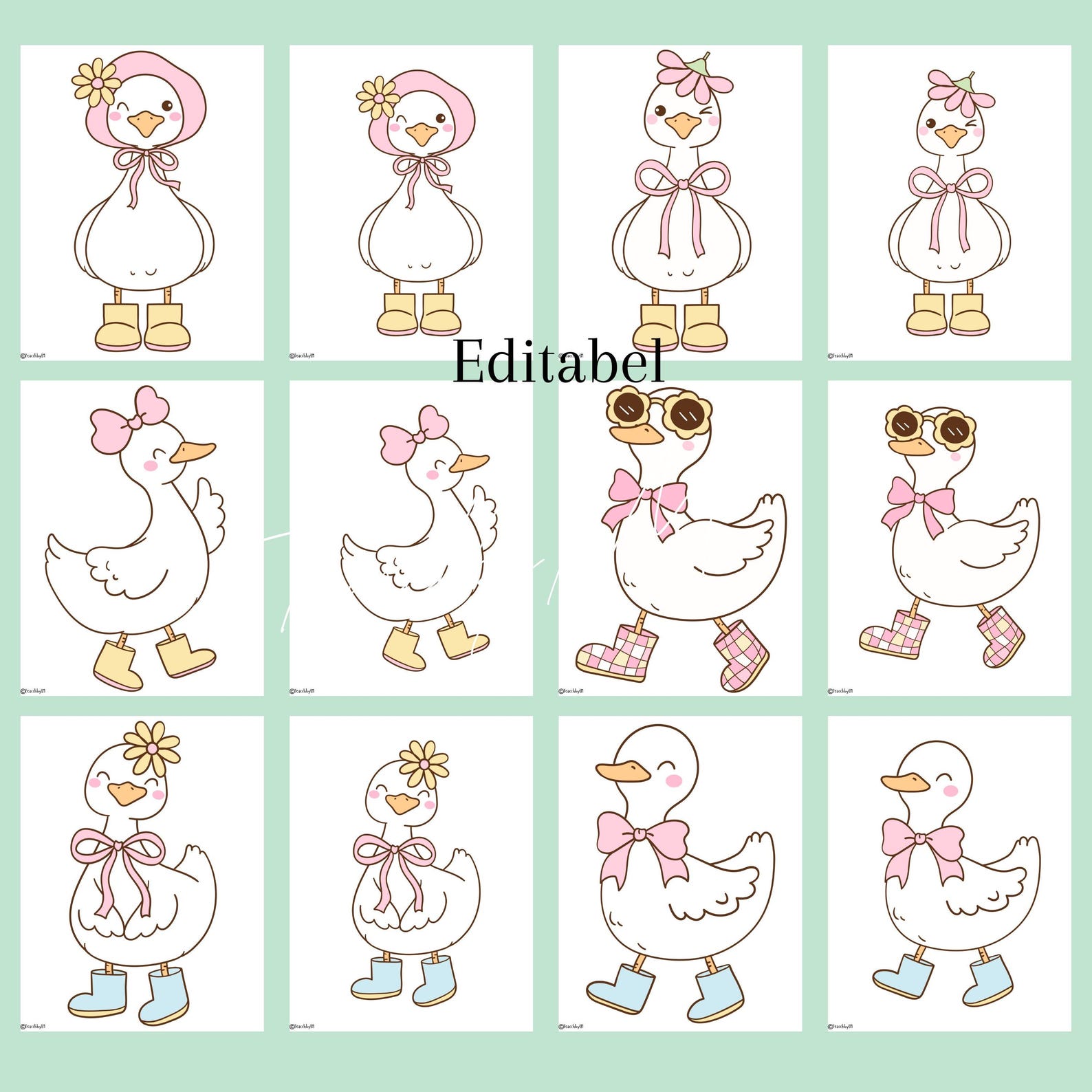 Duck Duck Spring Bulletin Board Kit L Spring Into Happiness Bulletin ...