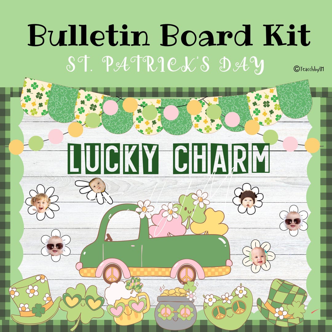 St Patrick’s Day Bulletin Board | Lucky Charm Bulletin Board | Luck O ...