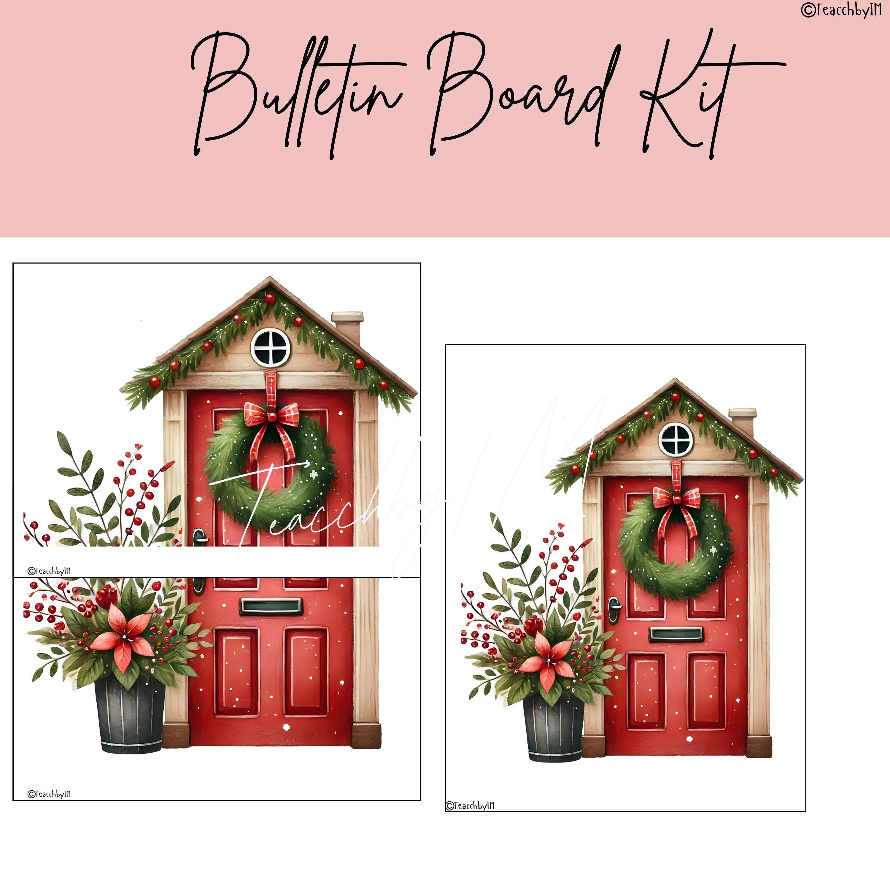 Hello Christmas Classroom Decor Printable | Merry Christmas Bulletin ...