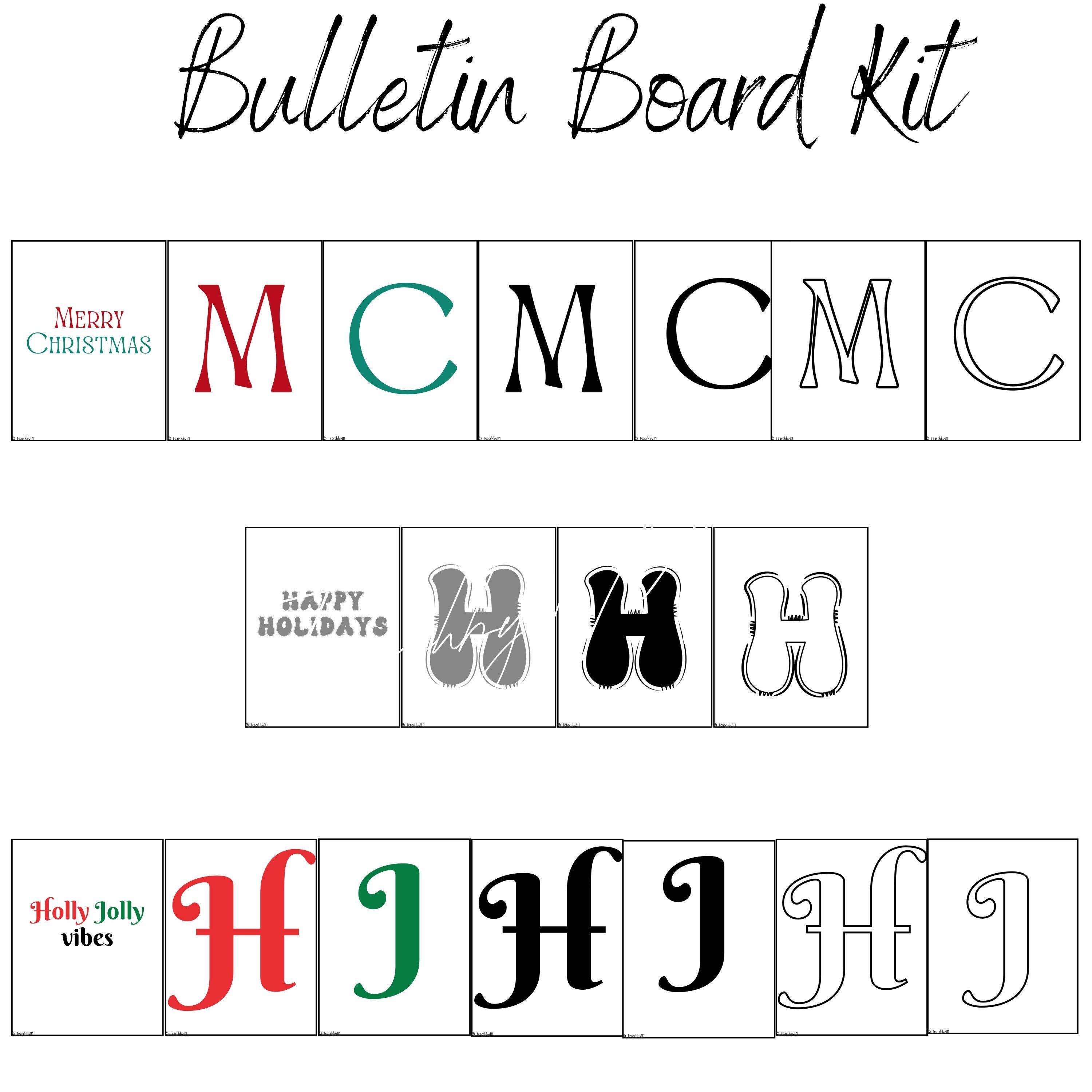 Merry Christmas Classroom Decor Printable | Holly Jolly Vibes Christmas ...