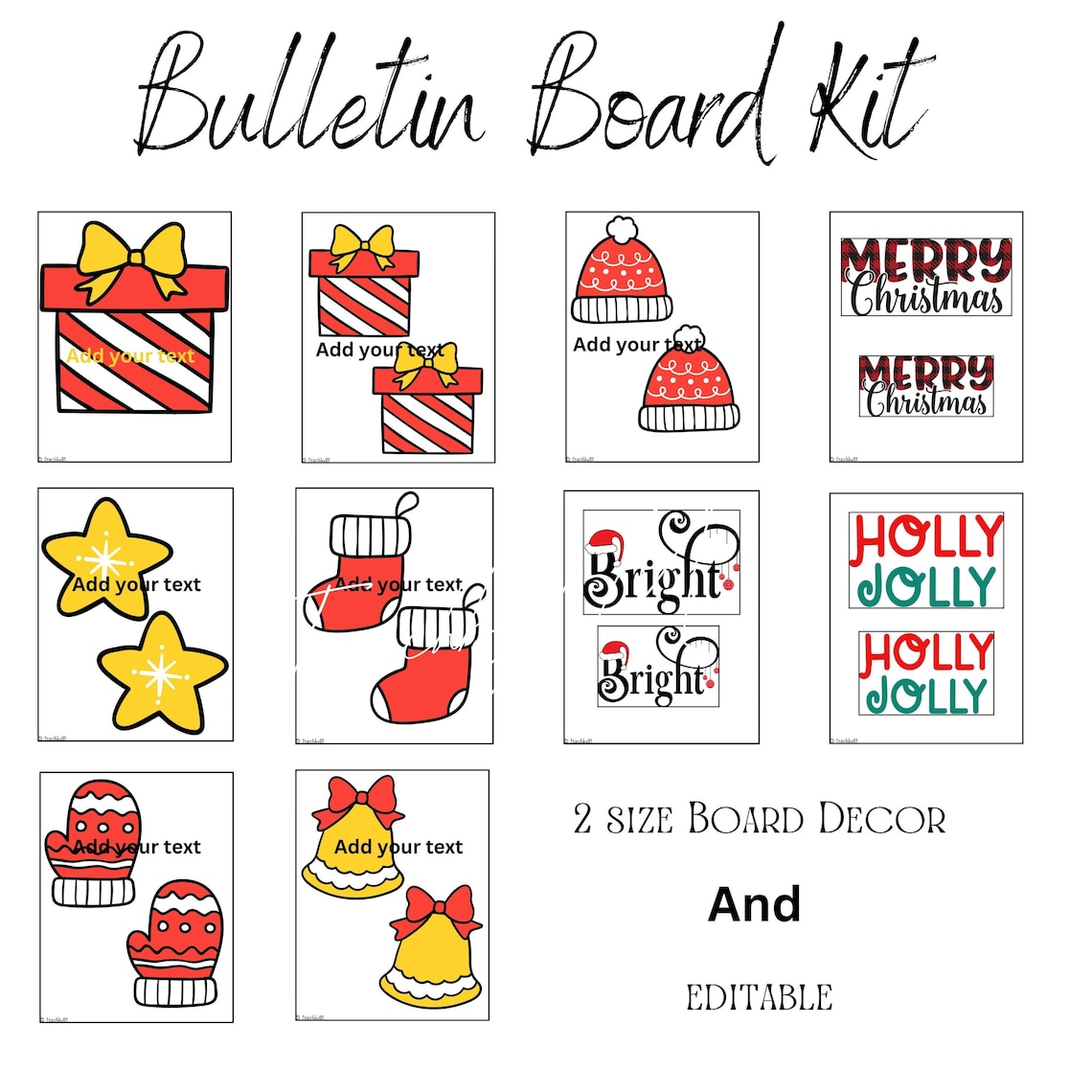 Merry Christmas Classroom Decor Printable | Holly Jolly Vibes Christmas ...