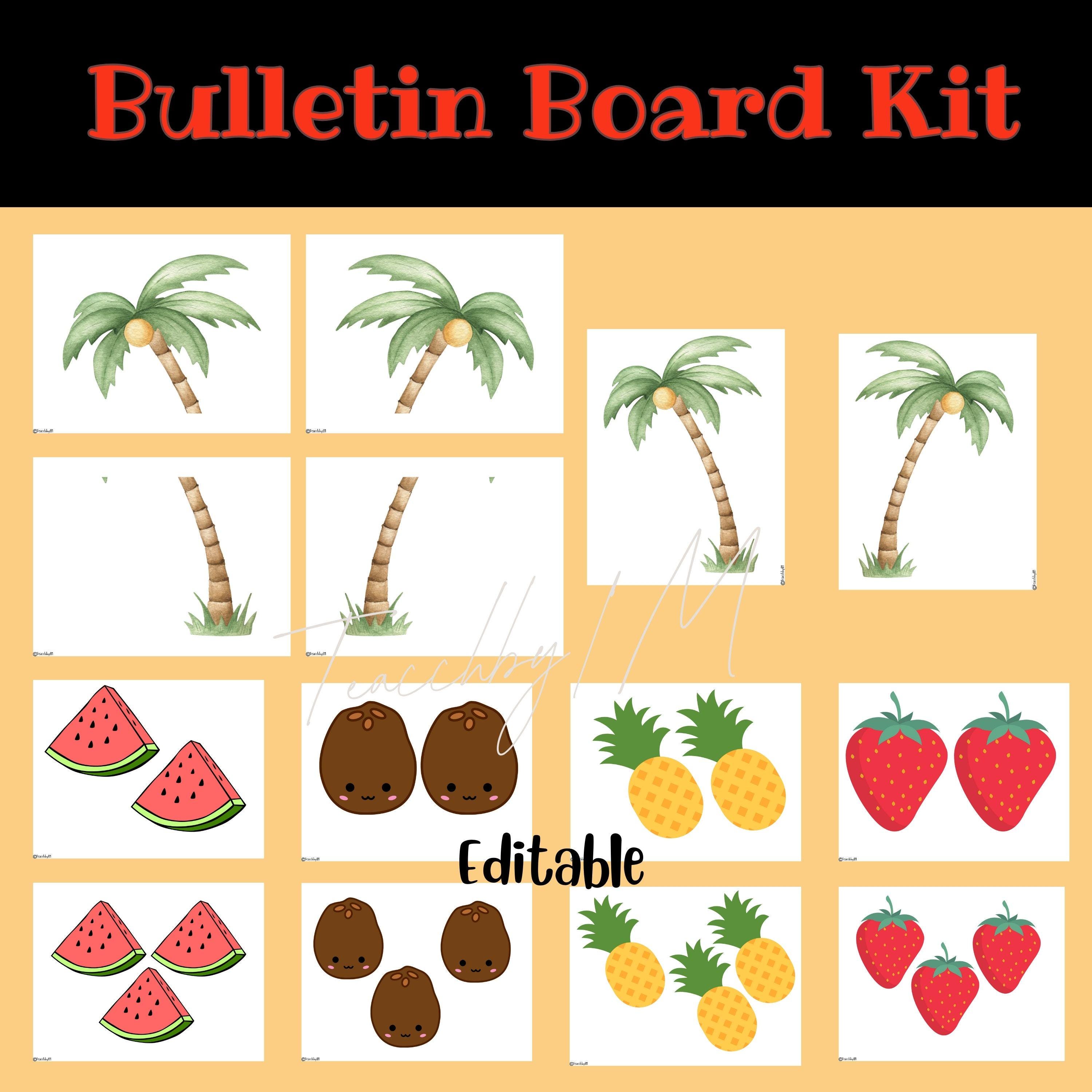 Sweet Summer Vibes Bulletin Board Kit L Stay Fresh & Sweet Days Door ...