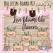 Valentine's Day Bulletin Board Kit, Love Grows Here Door Decor ...