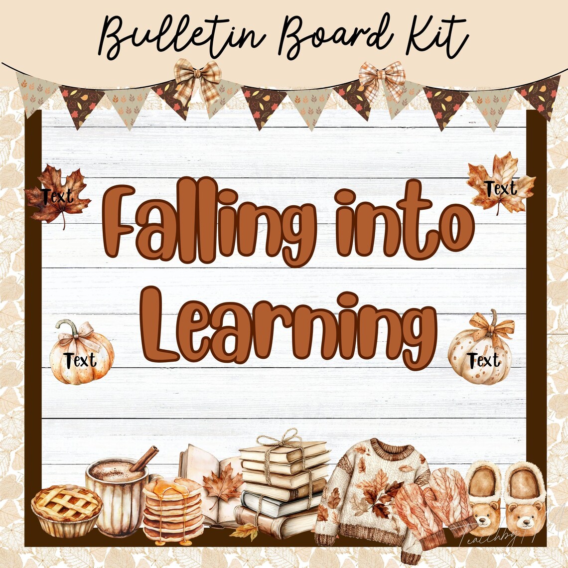 Autumn Classroom Bulletin Board Kit: Editable Student Name Activity ...