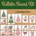 Merry Christmas Bulletin Board Kit | Happy Holiday Decor | Christmas ...