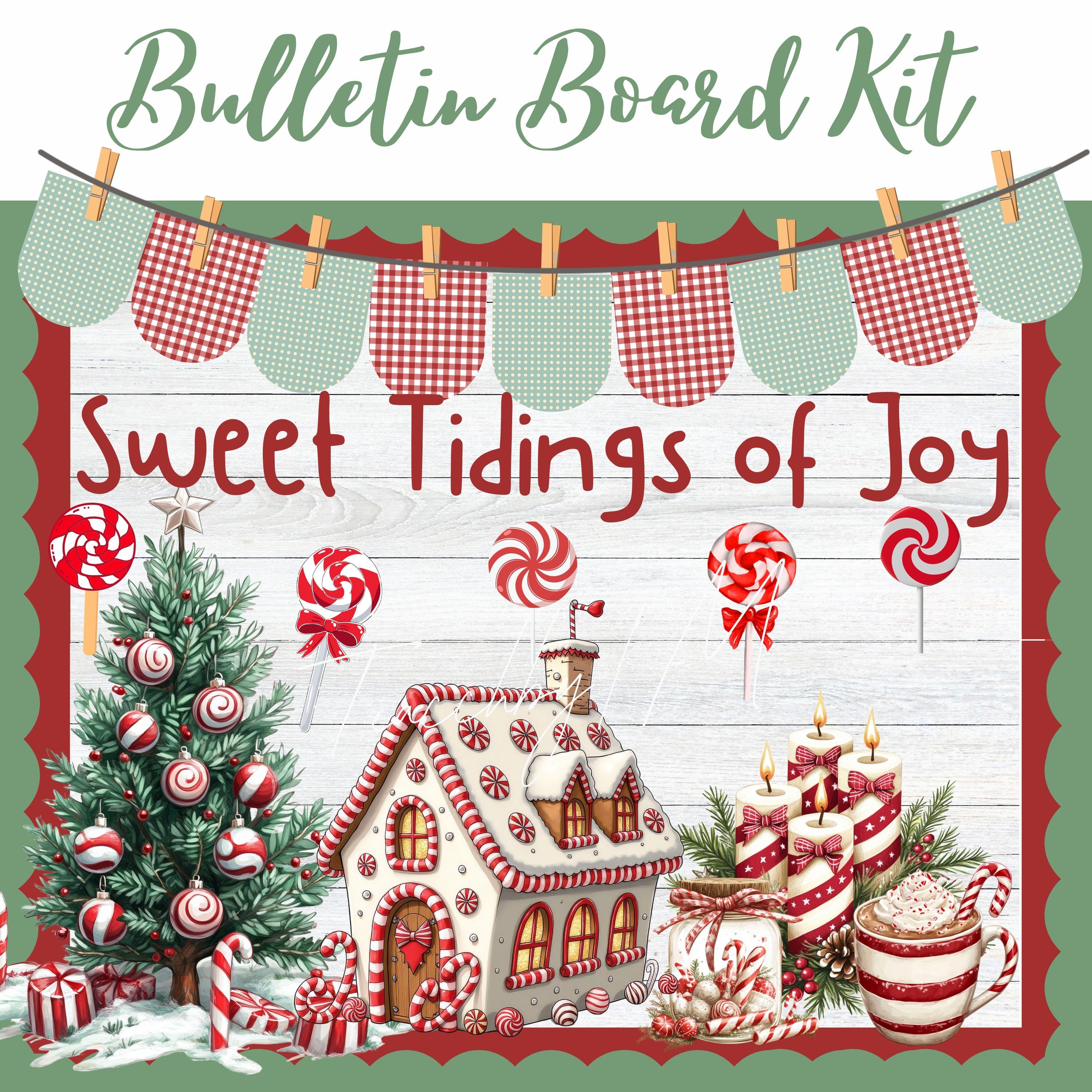A Sweet Holiday Treat Christmas Bulletin Board Kit, Classroom ...