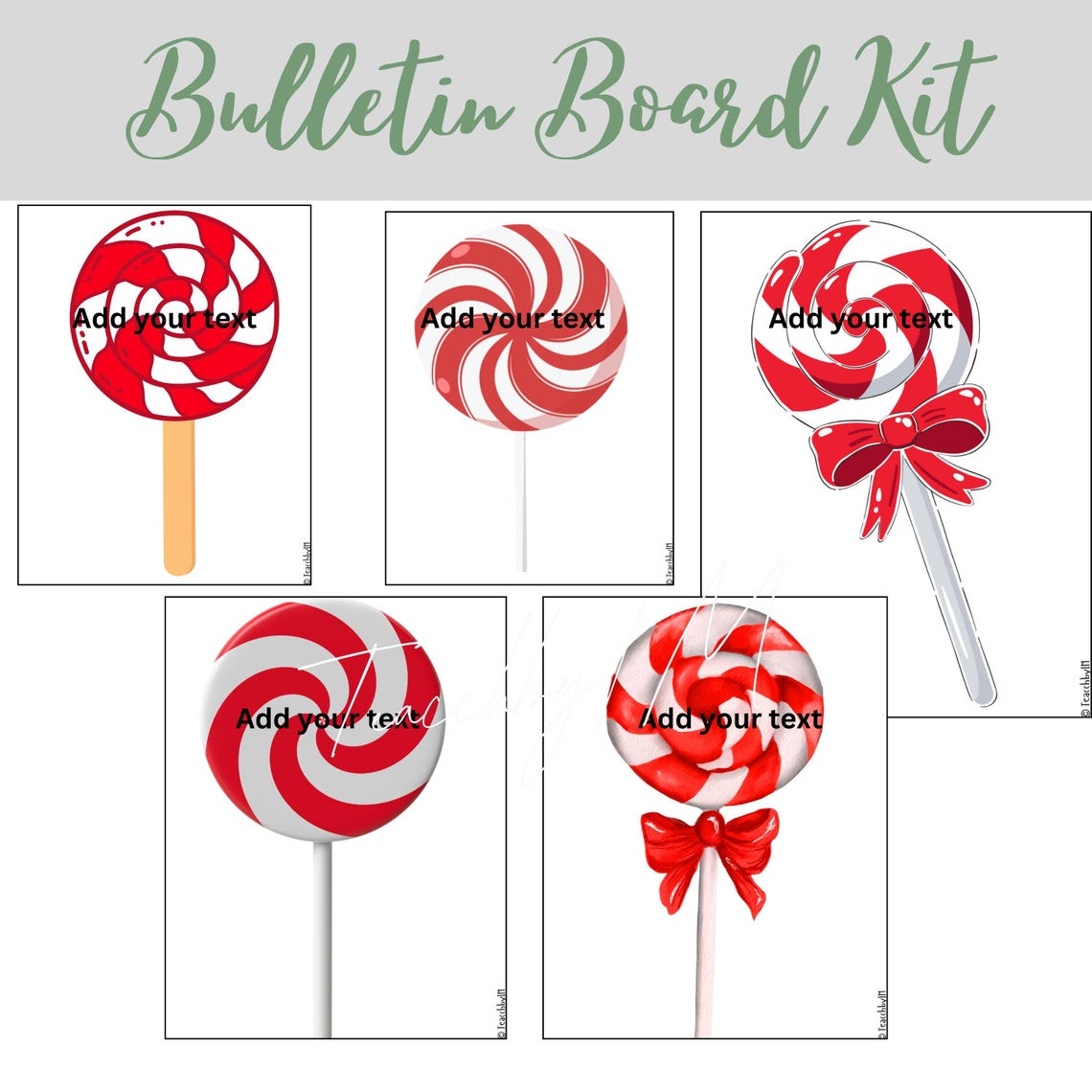 A Sweet Holiday Treat Christmas Bulletin Board Kit, Classroom ...