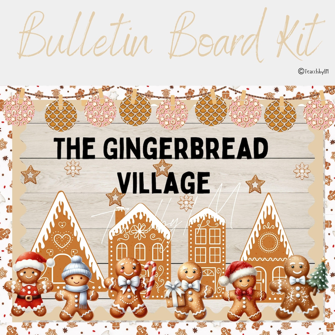 Christmas Bulletin Board | December Bulletin Board | the Gingerbread ...