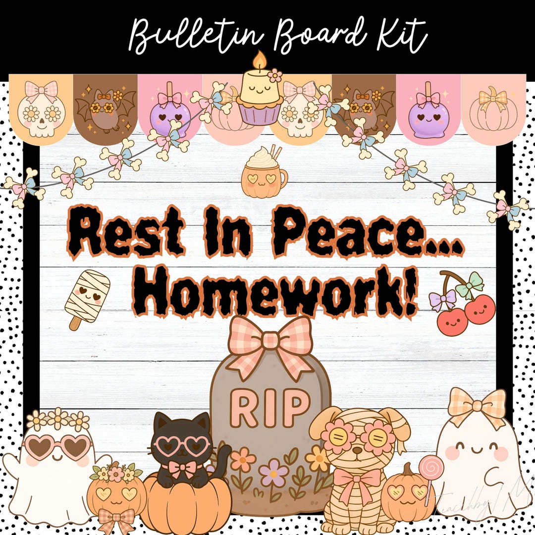 Halloween Bulletin Board Kit: Spooktacular Students Classroom Decor ...