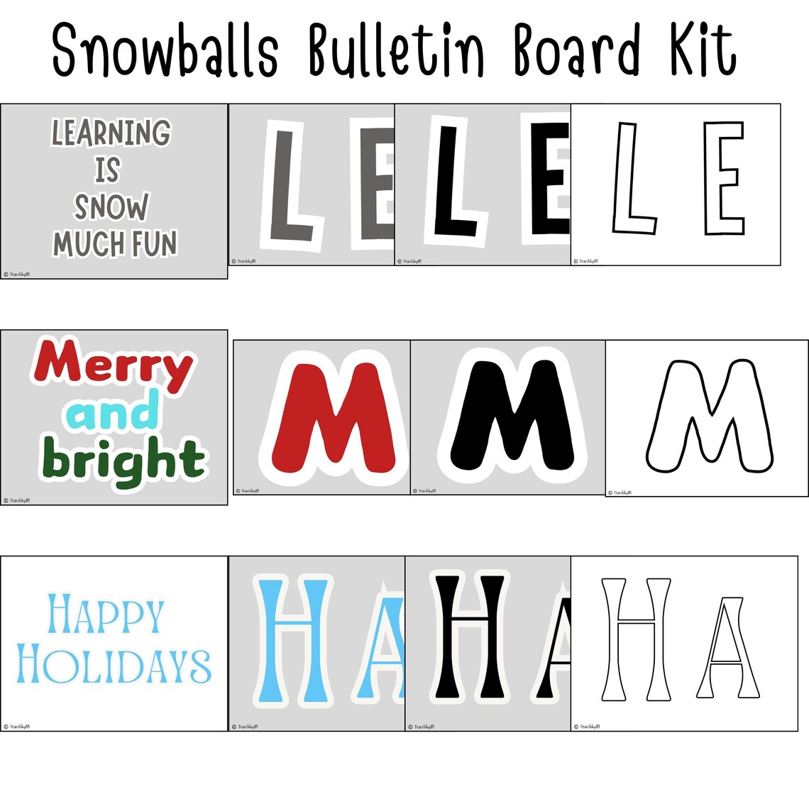 A Snow Globe Bulletin Board Kit L Learning is Snow Much Fun L Winter ...