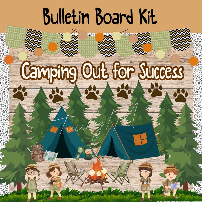 Camping Bulletin Board - Etsy