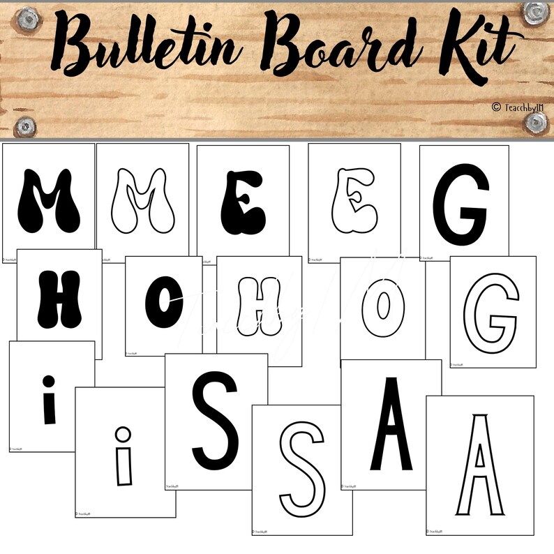 Merry Christmas Bulletin Board Kit Classroom Decor L HO HO HO Gifts of ...