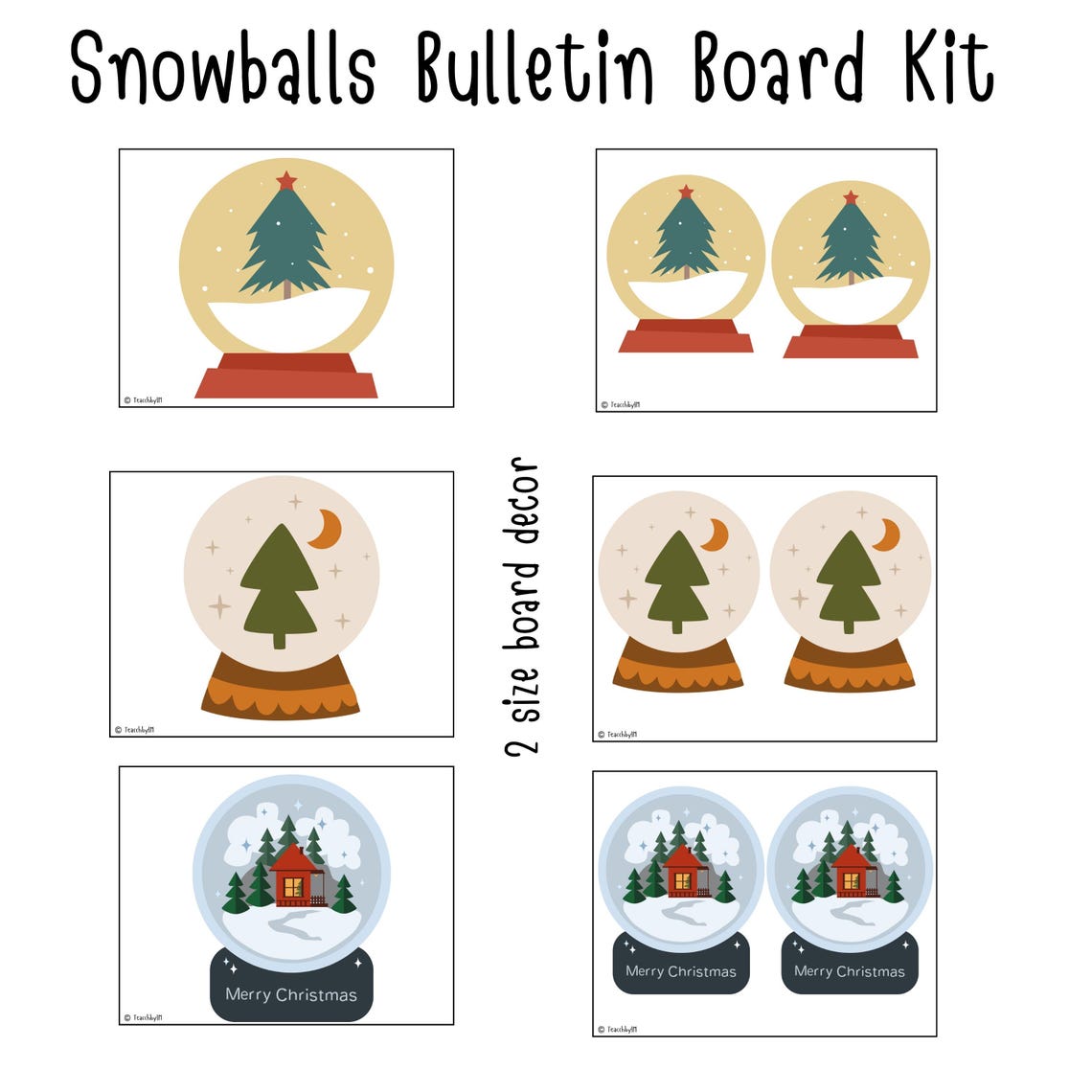 A Snow Globe Bulletin Board Kit L Learning is Snow Much Fun L Winter ...
