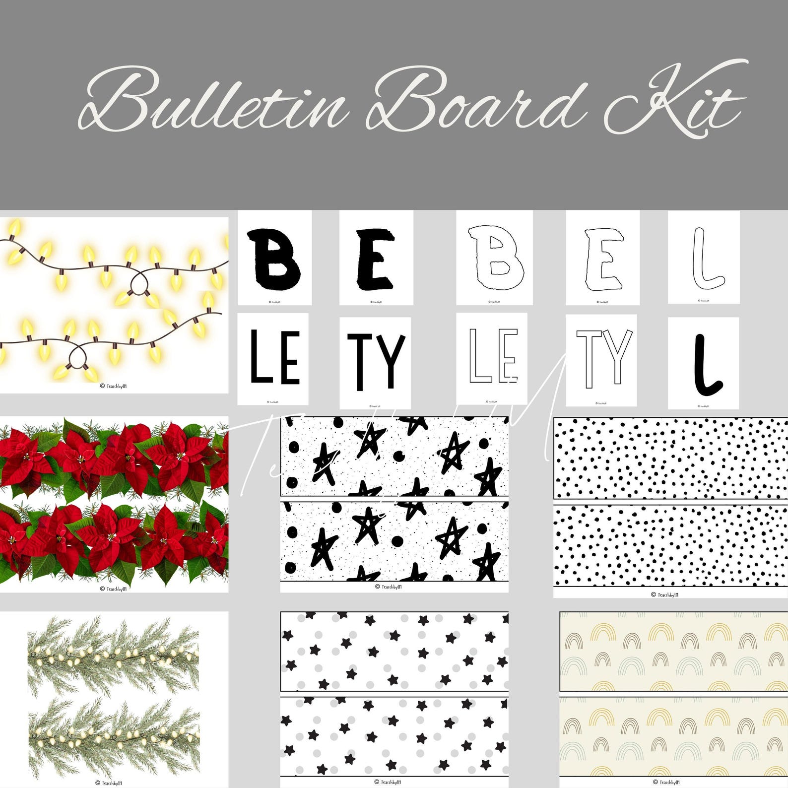 Cozy Christmas Classroom Decor Printable | Let Your Light Shine Bright ...