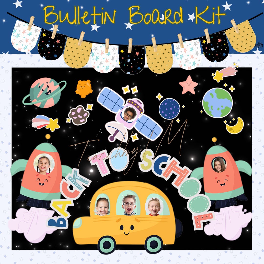 Back to School Bulletin Board Kit L Back to School Classroom Decor L ...