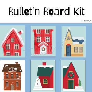Winter Wonderland Bulletin Board Kit: Christmas Classroom Decor (PDF ...