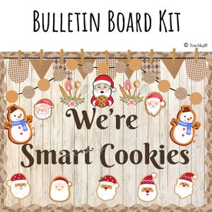 We’re Smart Cookies Bulletin Board Kit | Merry Christmas Decor | Our ...
