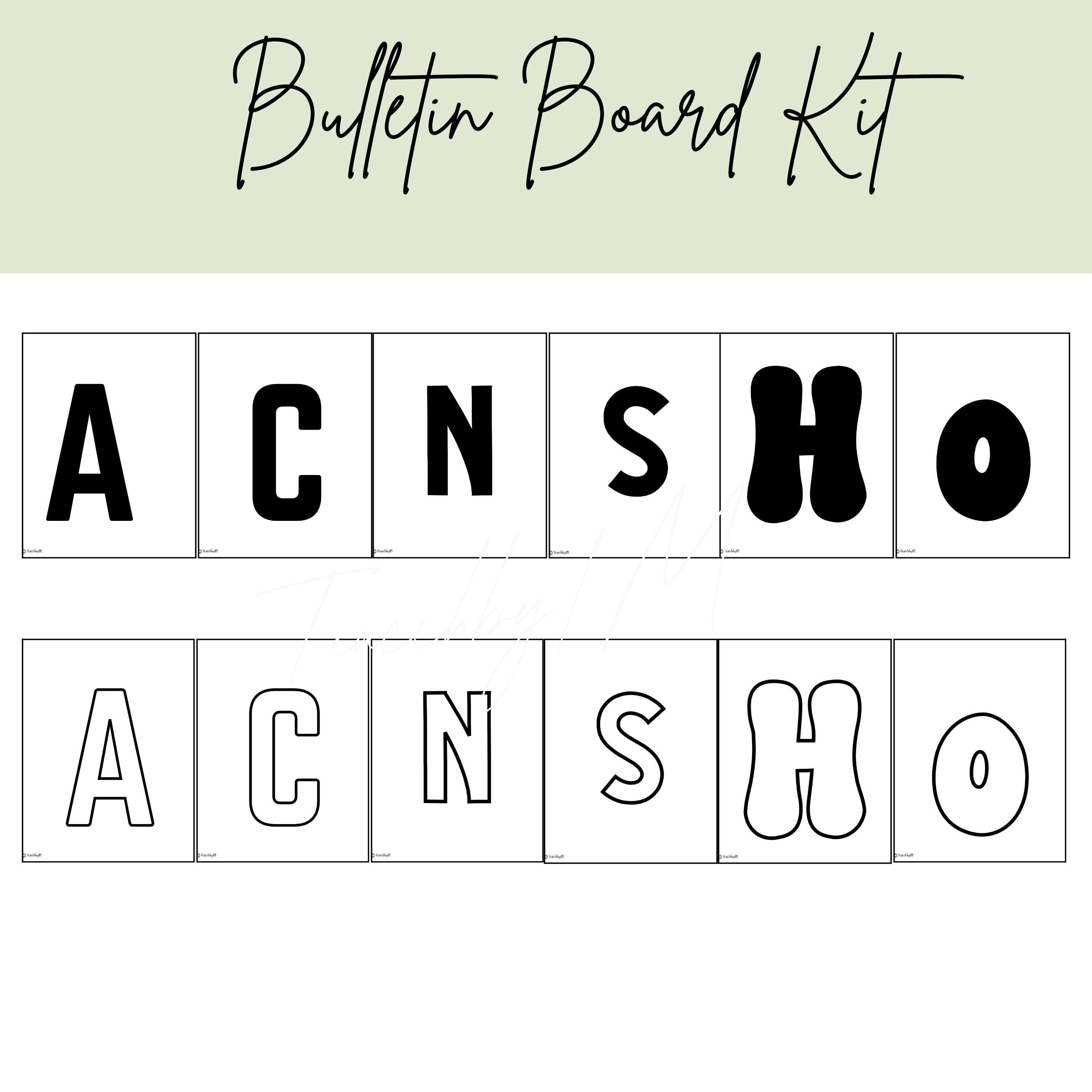 Christmas Village Bulletin Board Kit: Cozy Classroom Decor (printable ...