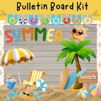 Printable Summer Borders (bulletin Board) - 7 Designs Included | Summer ...