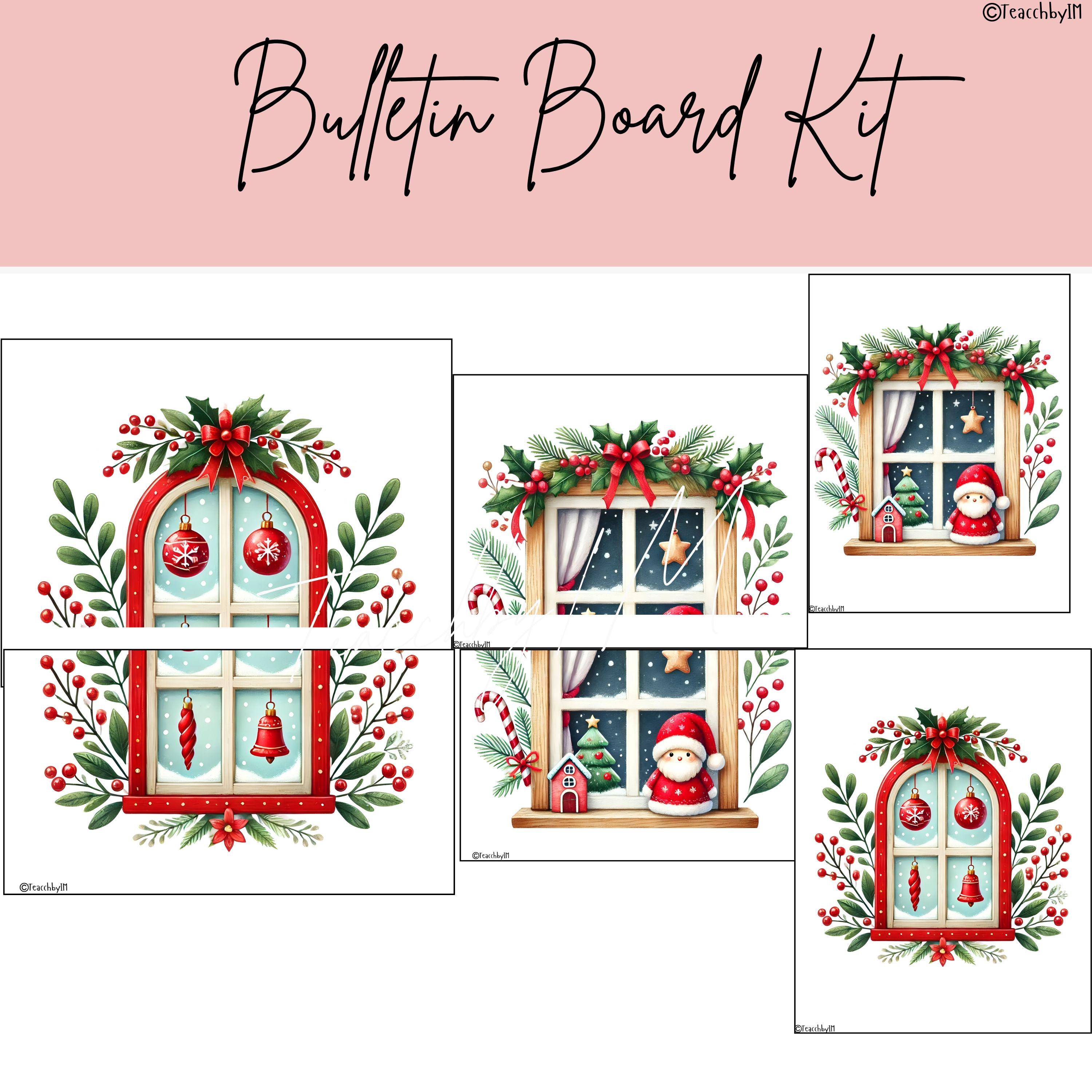 Hello Christmas Classroom Decor Printable | Merry Christmas Bulletin ...