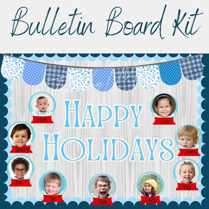 A Snow Globe Bulletin Board Kit L Learning is Snow Much Fun L Winter ...