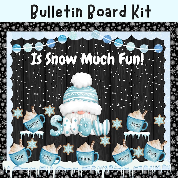 Snow Bulletin Board - Etsy