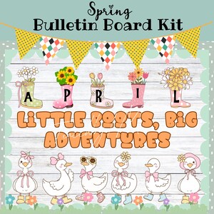 Duck Spring Bulletin Board Kit: Classroom Door Decor (PDF & PPT) - Etsy