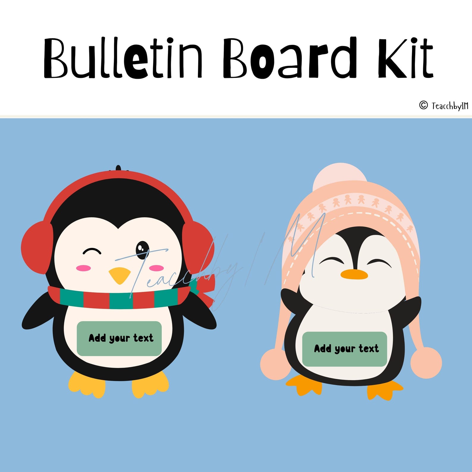 Winter Wonderland Bulletin Board Kit | Let It Snow Christmas Decor ...