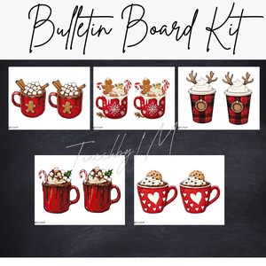 Hot Cocoa Bar Menu Bulletin Board Kit (printable PDF, PTT) - Etsy