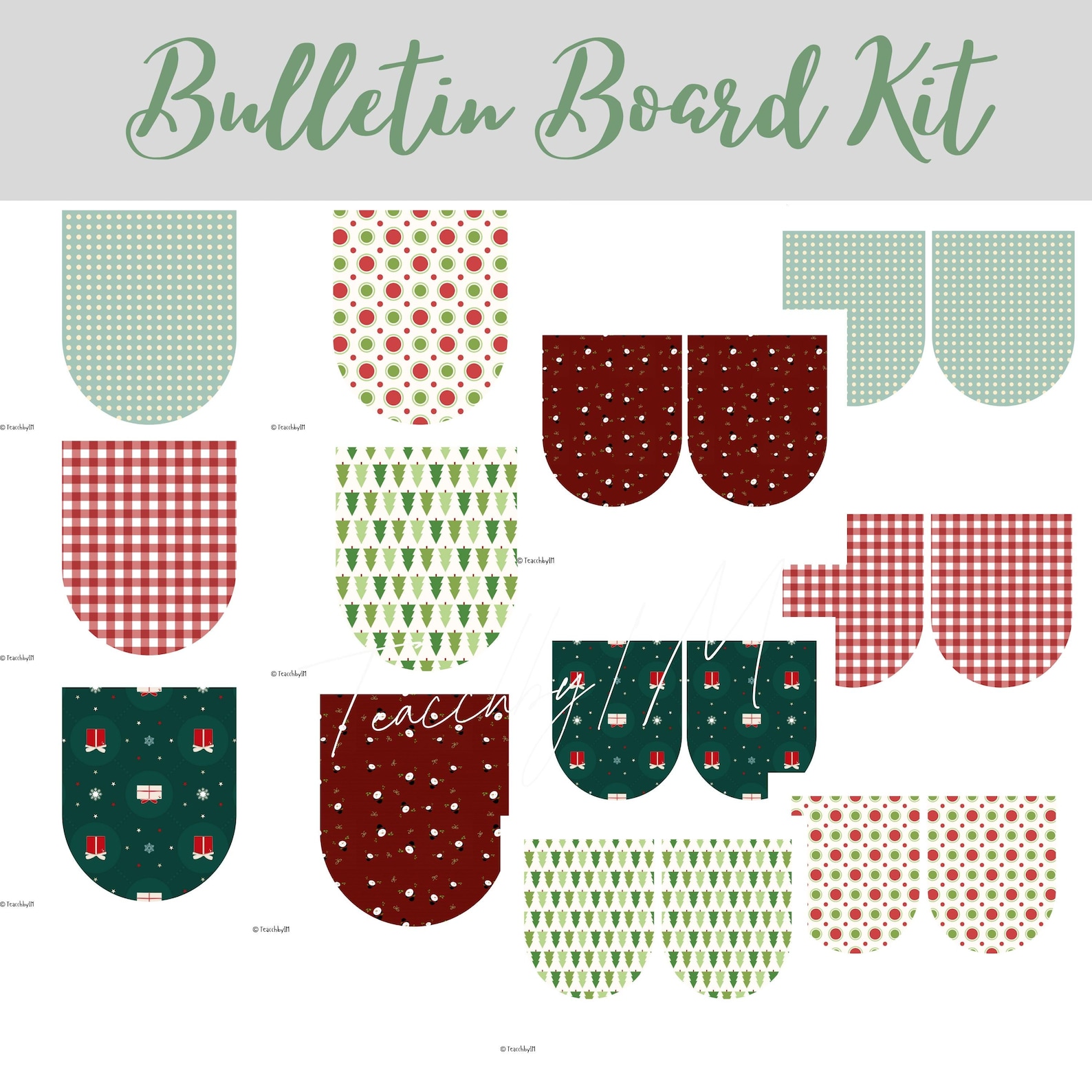 A Sweet Holiday Treat Christmas Bulletin Board Kit, Classroom ...