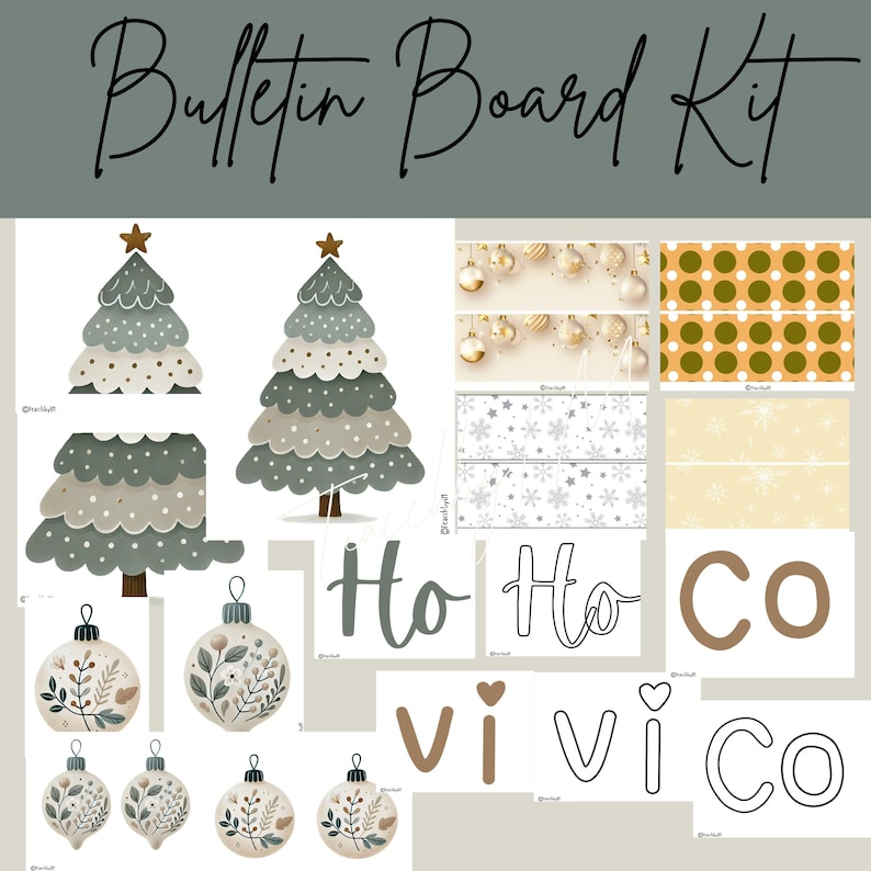 Cozy Winter Vibes Bulletin Board Kit Christmas-chanukah-kwanzaa,/ Happy ...