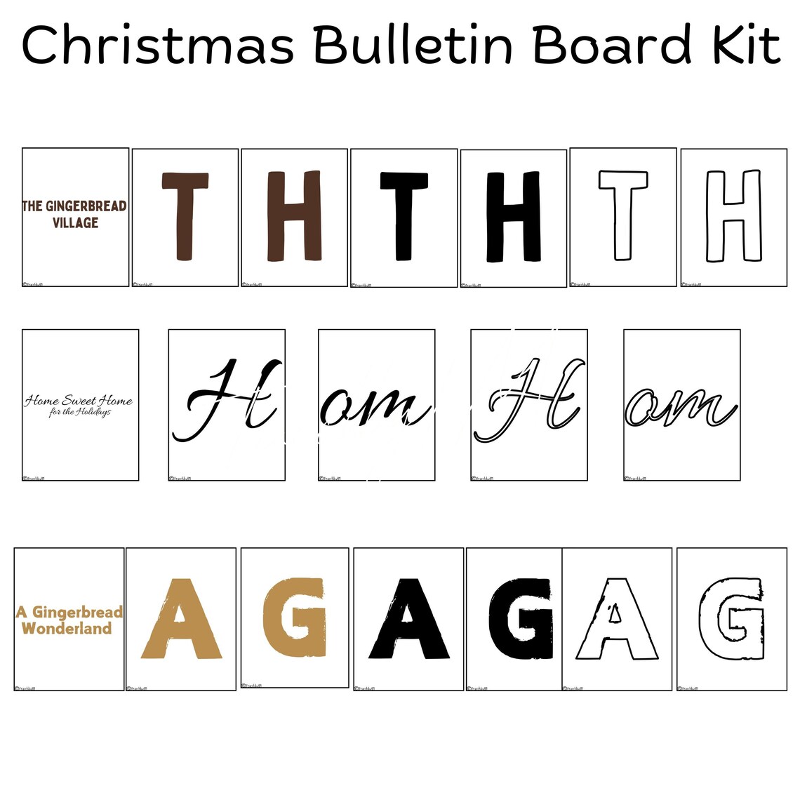 Christmas Bulletin Board | December Bulletin Board | the Gingerbread ...