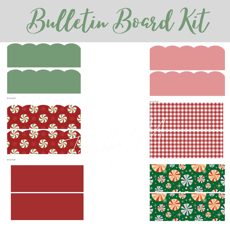A Sweet Holiday Treat Christmas Bulletin Board Kit, Classroom ...