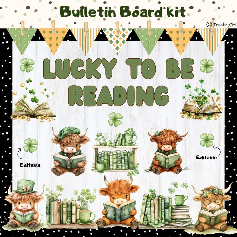 March Library Bulletin Boards - Etsy