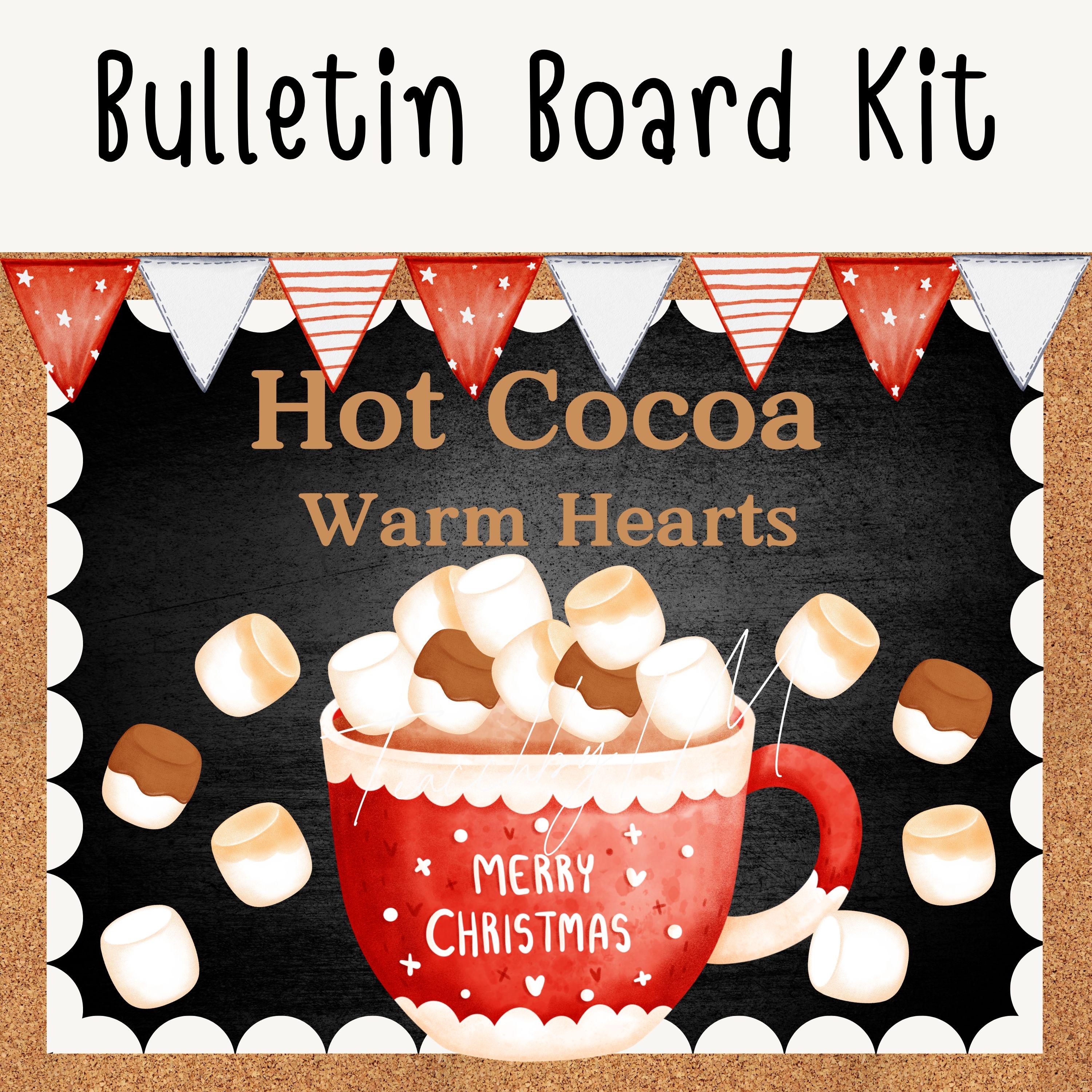 Marshmallow Moments Bulletin Board Kit: Hot Chocolate Classroom Decor ...