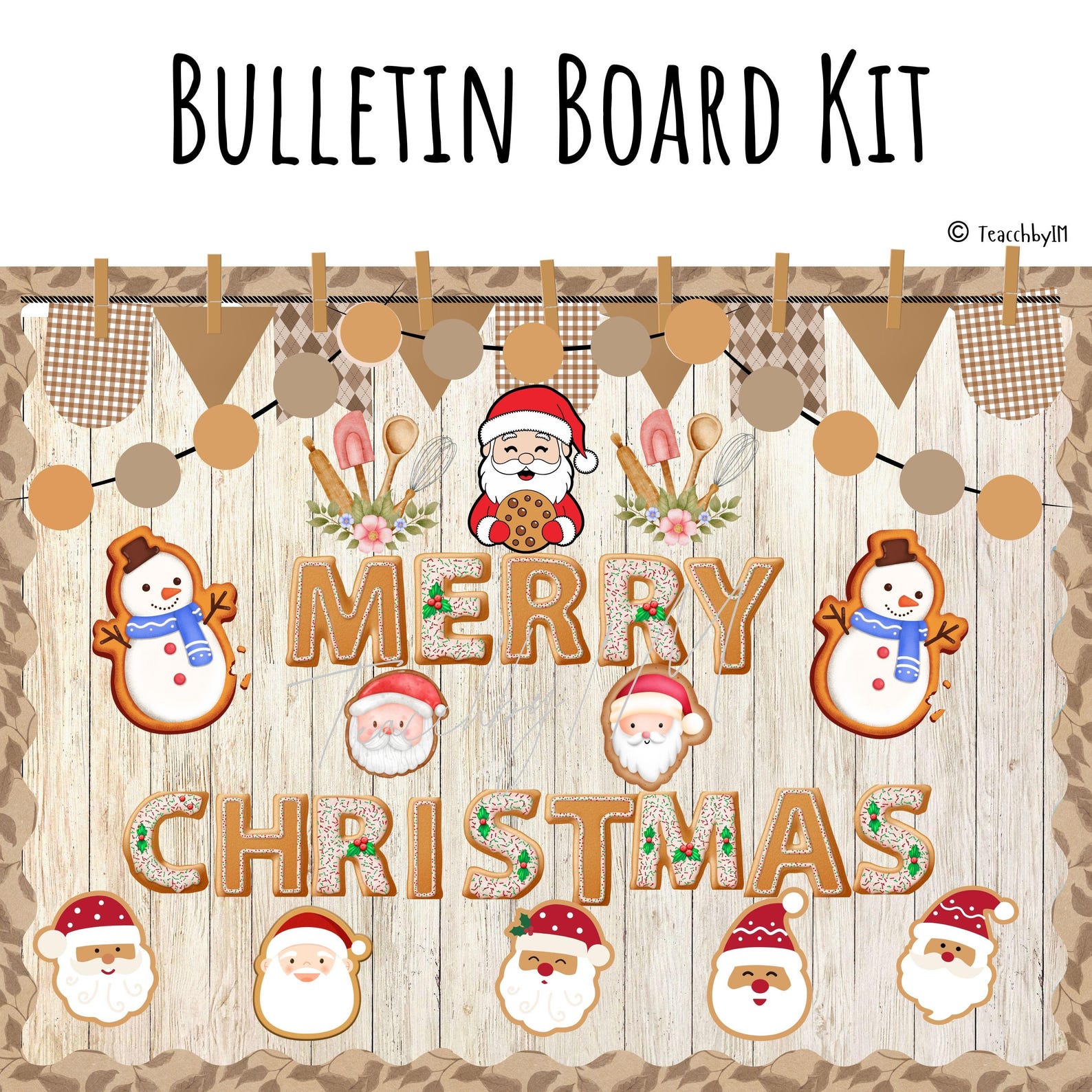 We’re Smart Cookies Bulletin Board Kit | Merry Christmas Decor | Our ...