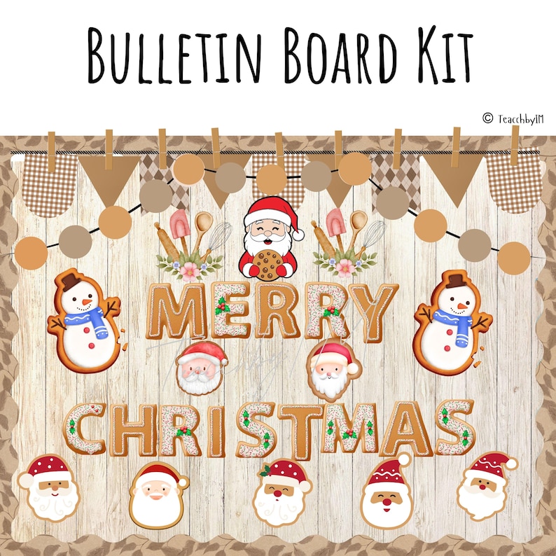 We’re Smart Cookies Bulletin Board Kit | Merry Christmas Decor | Our ...