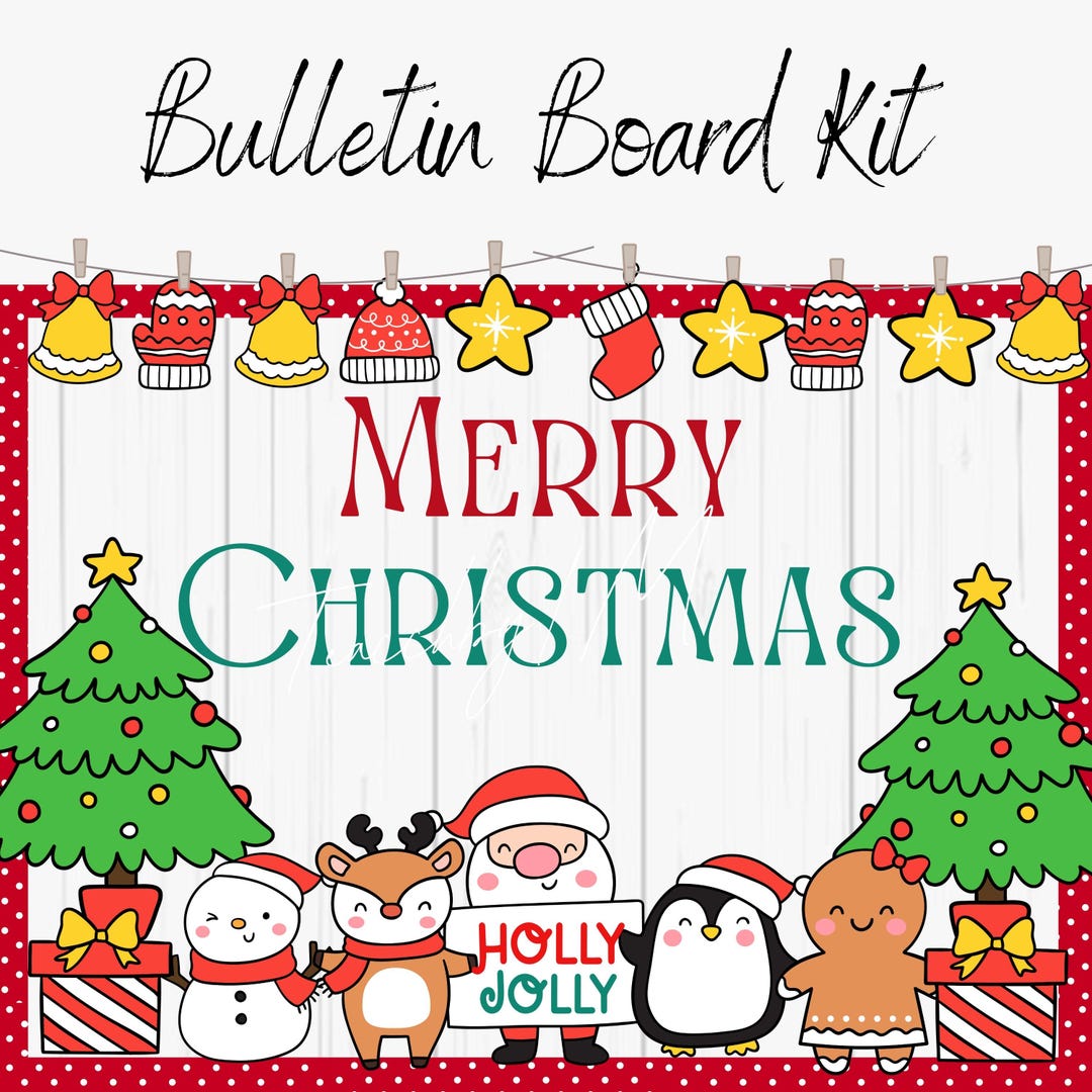 Merry Christmas Classroom Decor Printable | Holly Jolly Vibes Christmas ...