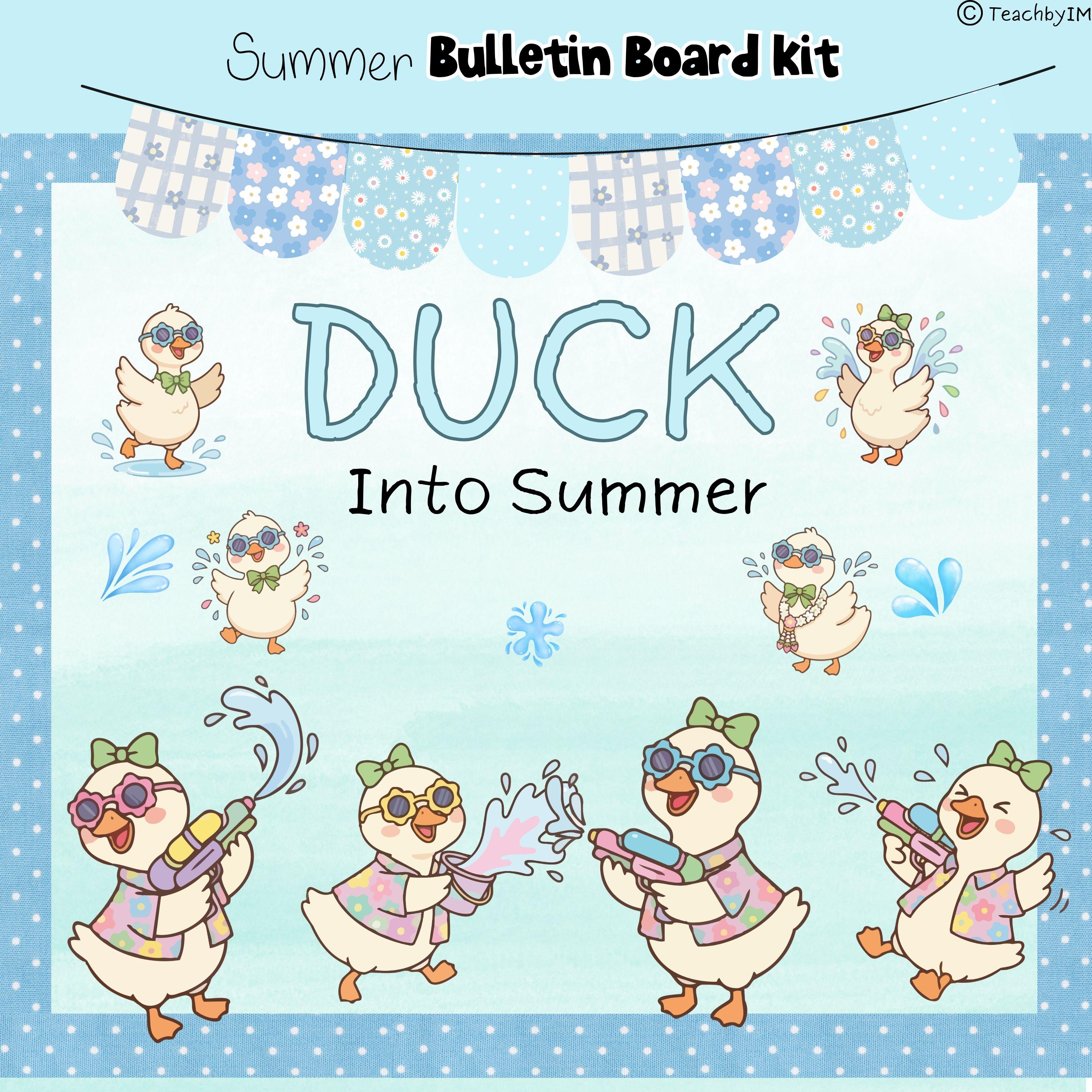 Splash Into Summer Bulletin Board Kit | Summer Classroom Decor - Etsy