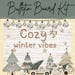 Cozy Winter Vibes Bulletin Board Kit Christmas-chanukah-kwanzaa,/ Happy ...