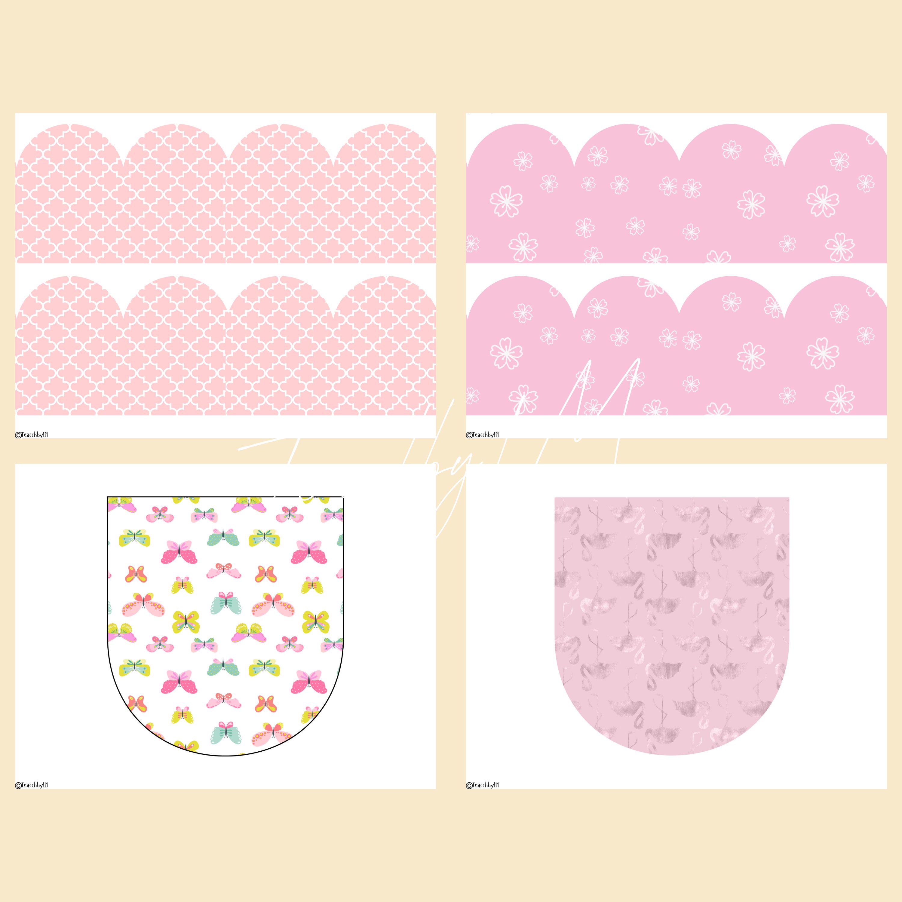 Fluttering Into Spring Bulletin Board Kit Classroom Decor L Bloom Hop ...