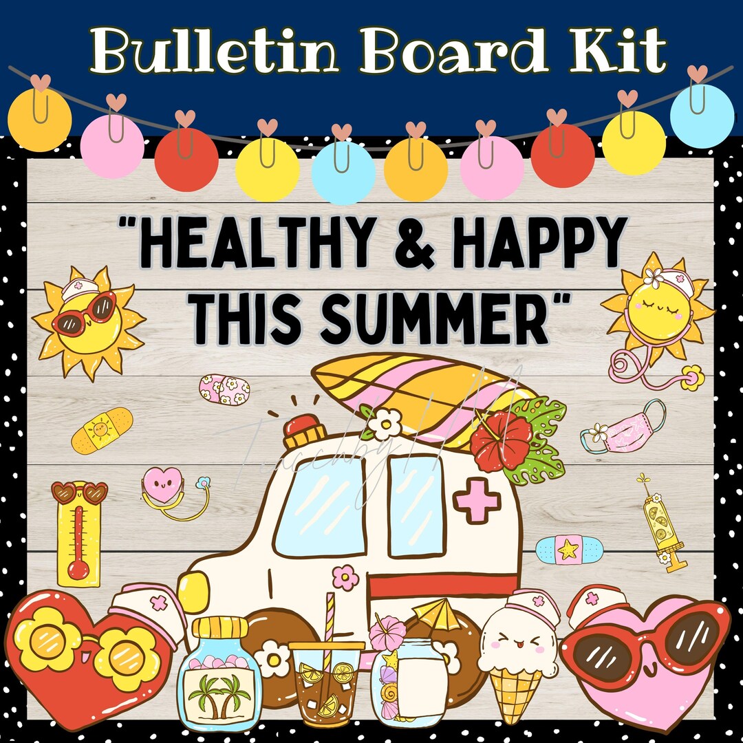 Doctor Sunshine is in Bulletin Board Kit L "healthy & Happy This Summer ...