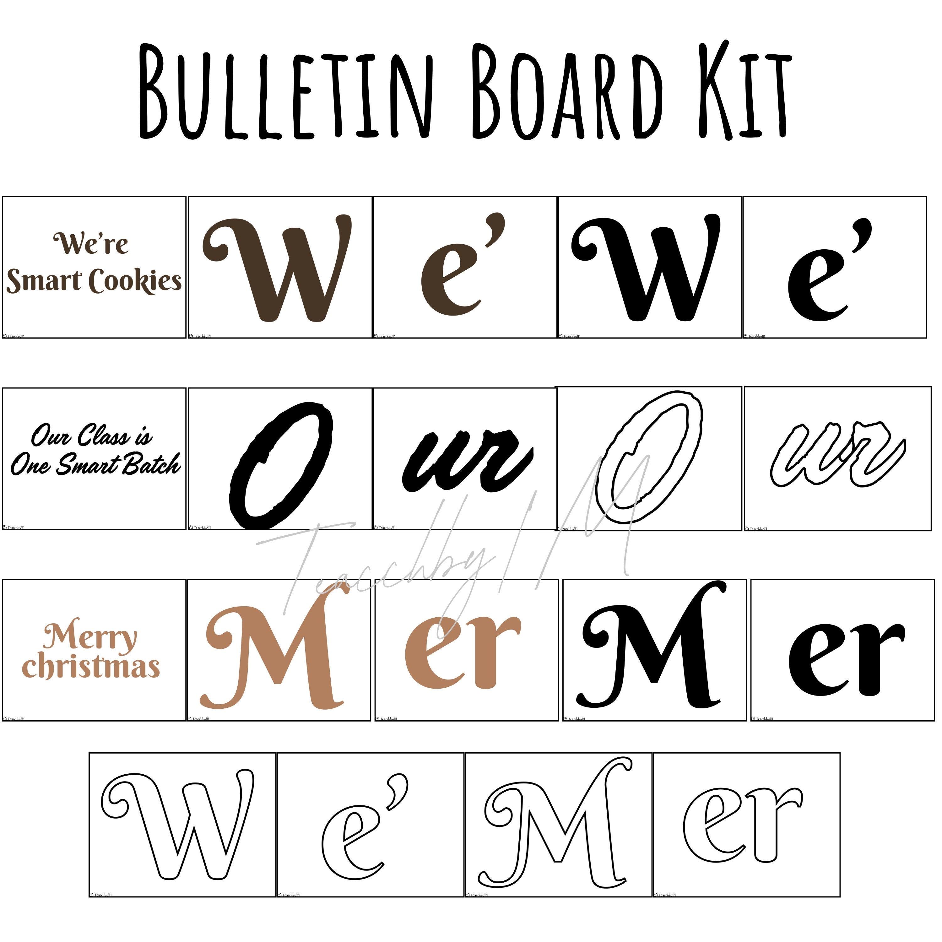 We’re Smart Cookies Bulletin Board Kit | Merry Christmas Decor | Our ...